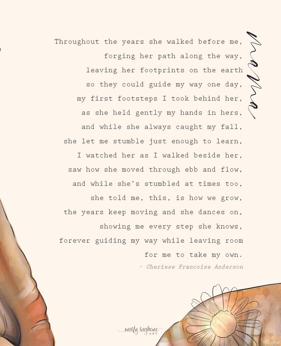 MAMA PRINT - GIRAFFE – Emily Ingham Art