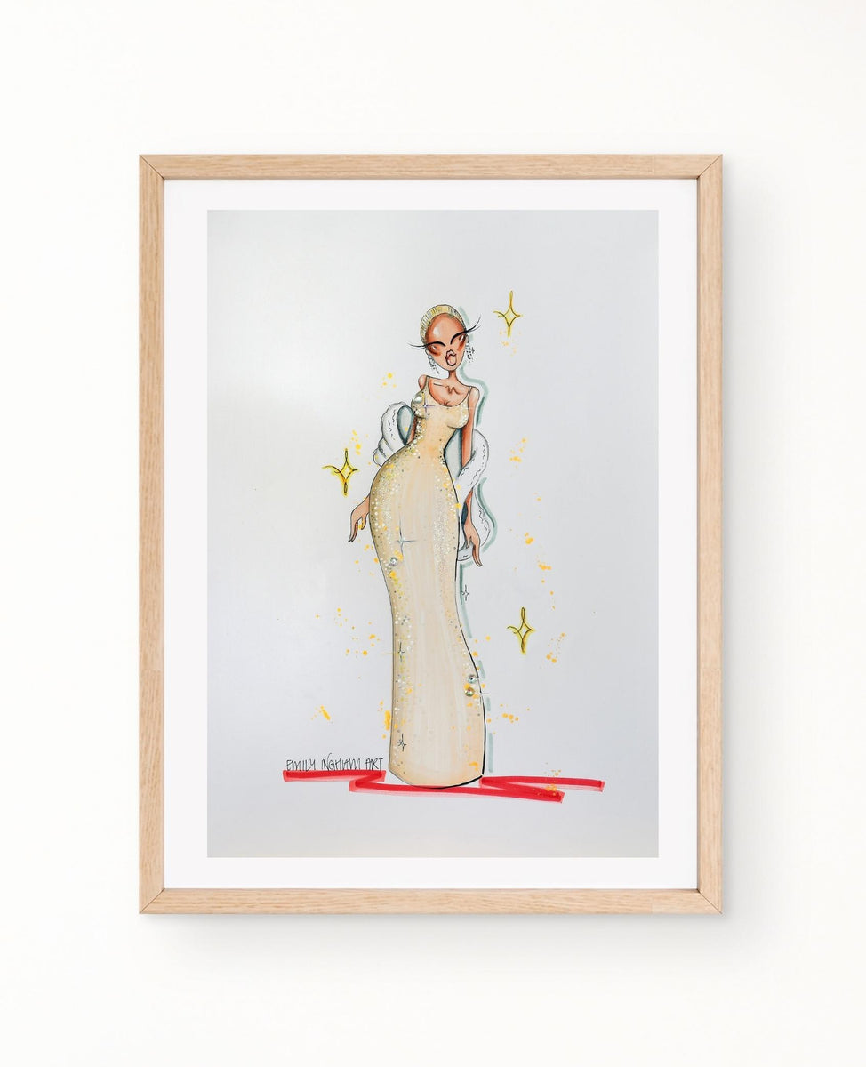 MET GALA - KIM – Emily Ingham Art